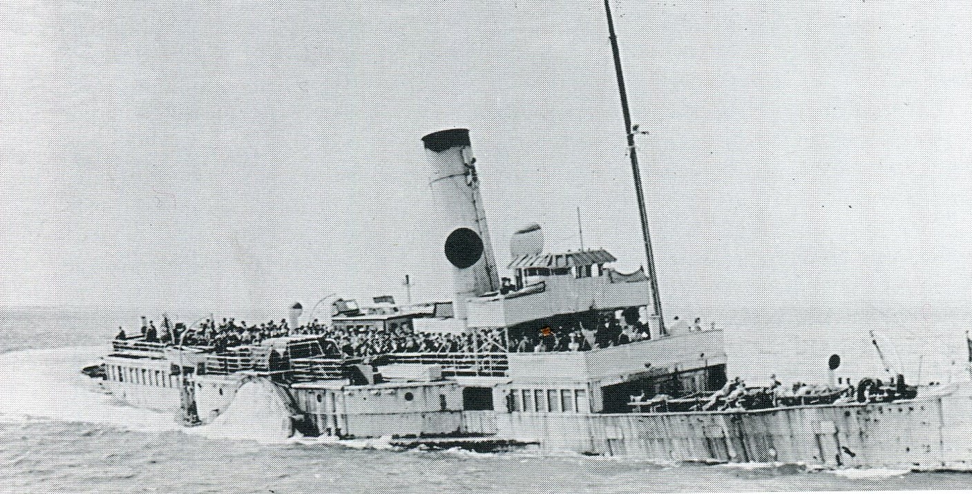 10th January 1941: Merstone – Kingswear Castle