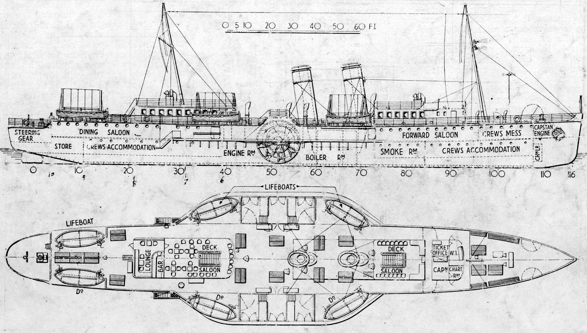 4th April 1946: Bristol Queen – Kingswear Castle