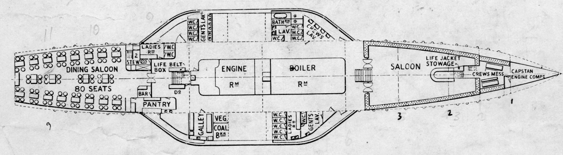 4th April 1946: Bristol Queen – Kingswear Castle