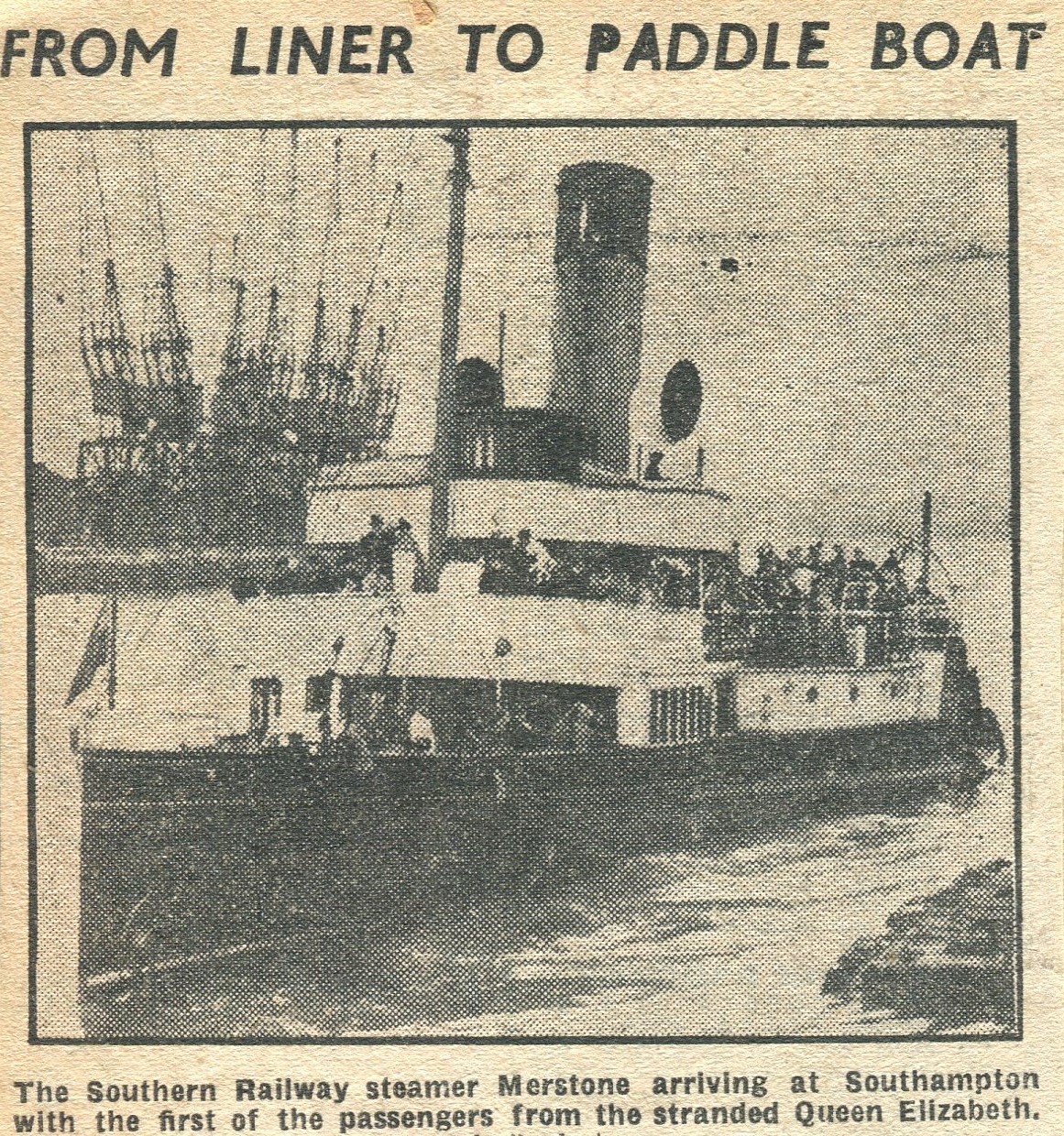 17th April 1947: Merstone – Kingswear Castle