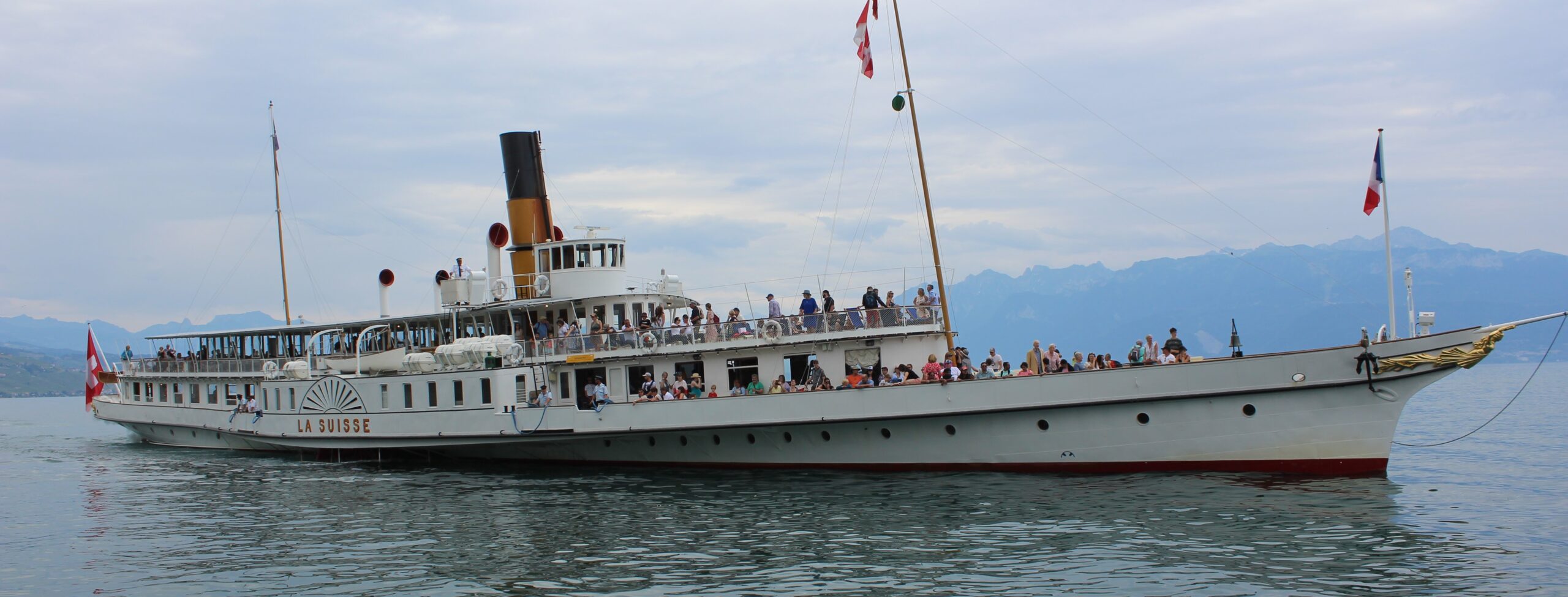 July 2023: Lake Geneva Paddle Steamers June 2023 – Kingswear Castle