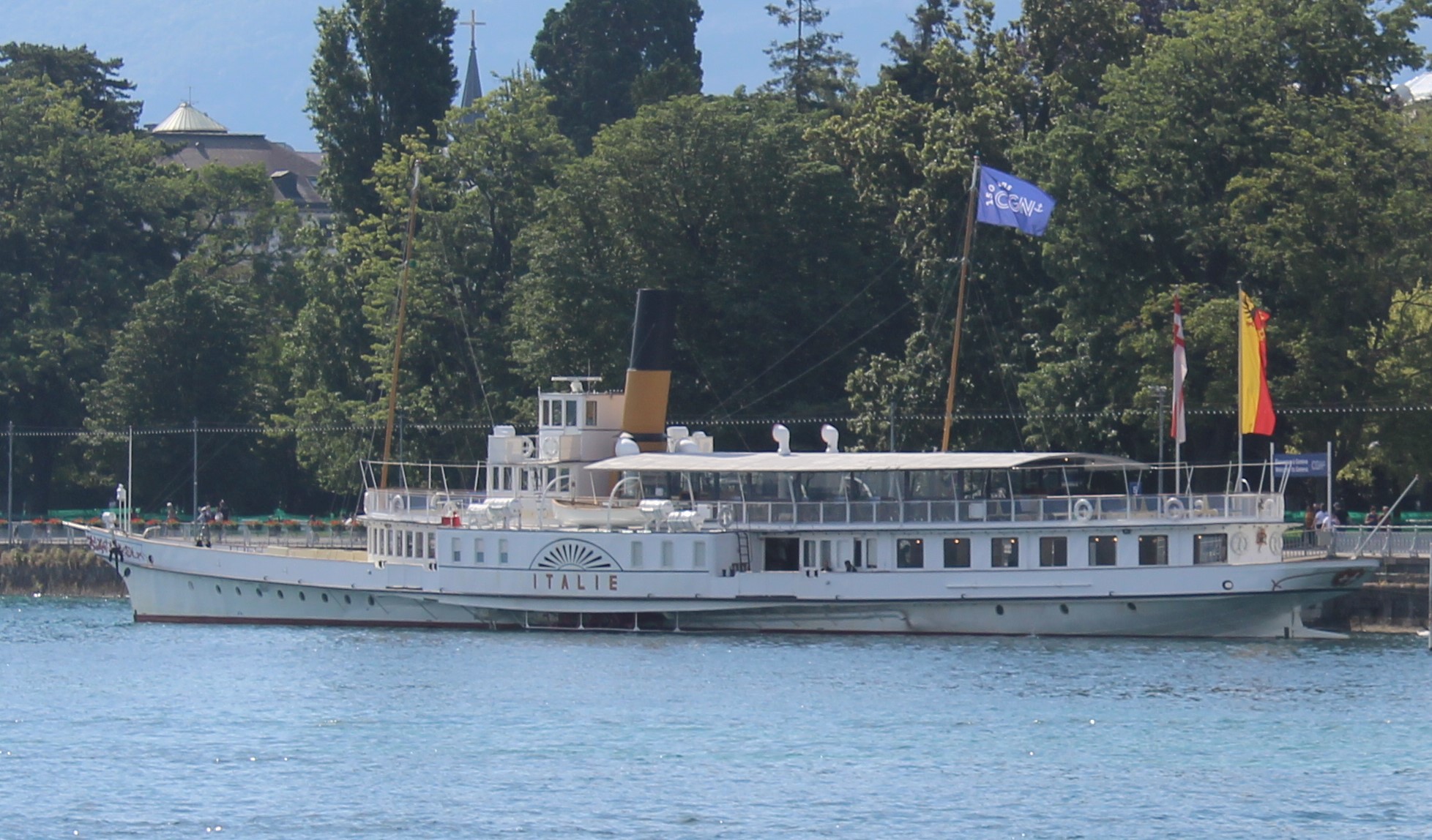 July 2023: Lake Geneva Paddle Steamers June 2023 – Kingswear Castle