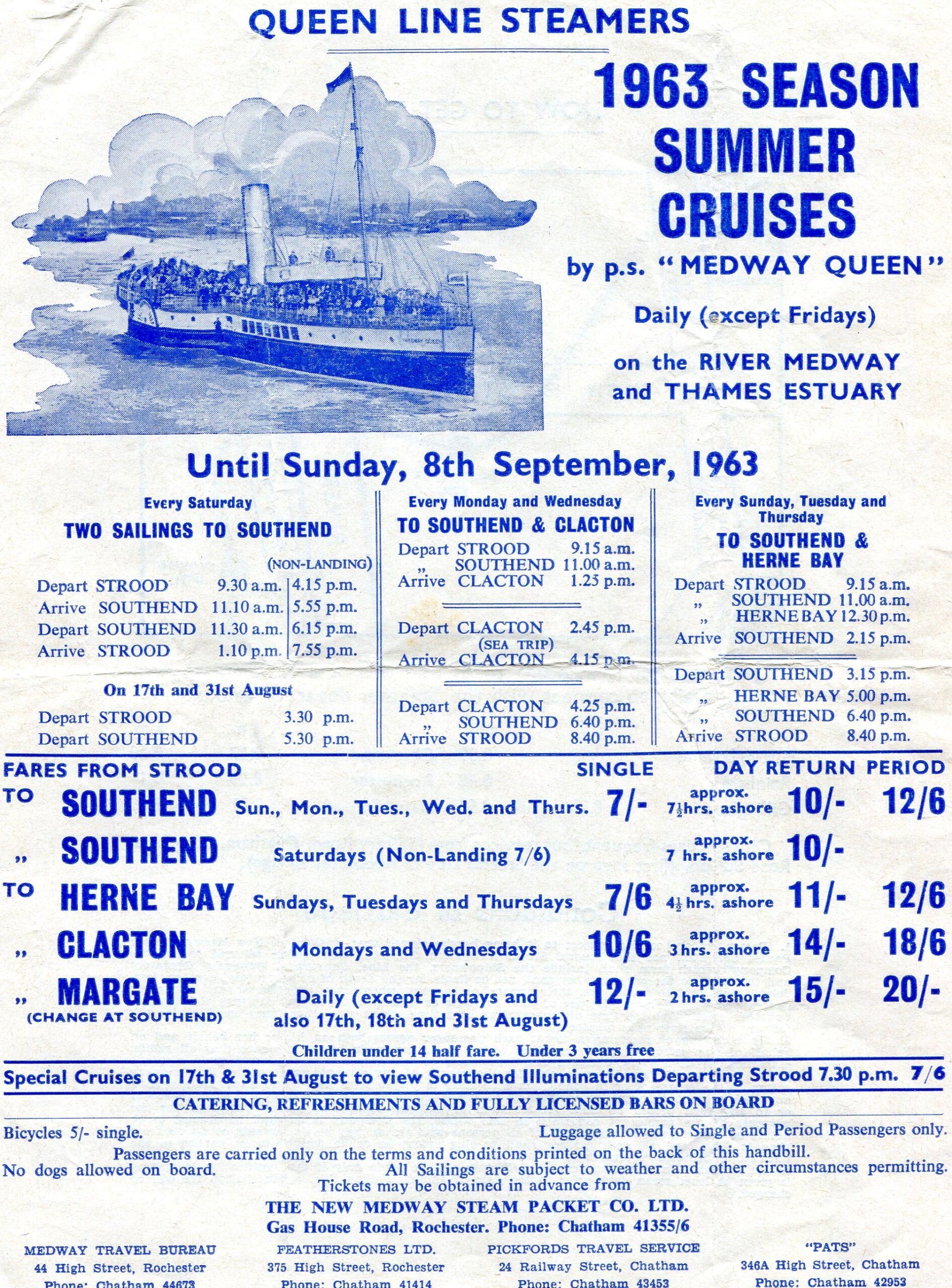 8th September 1963: Medway Queen – Kingswear Castle