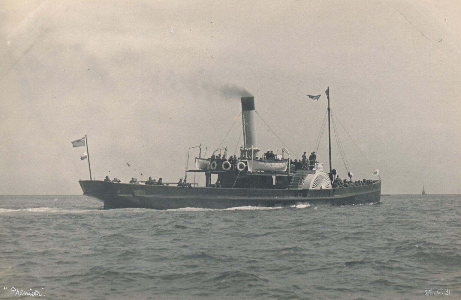 June 2025: Weymouth Paddle Steamers 1934 – Kingswear Castle